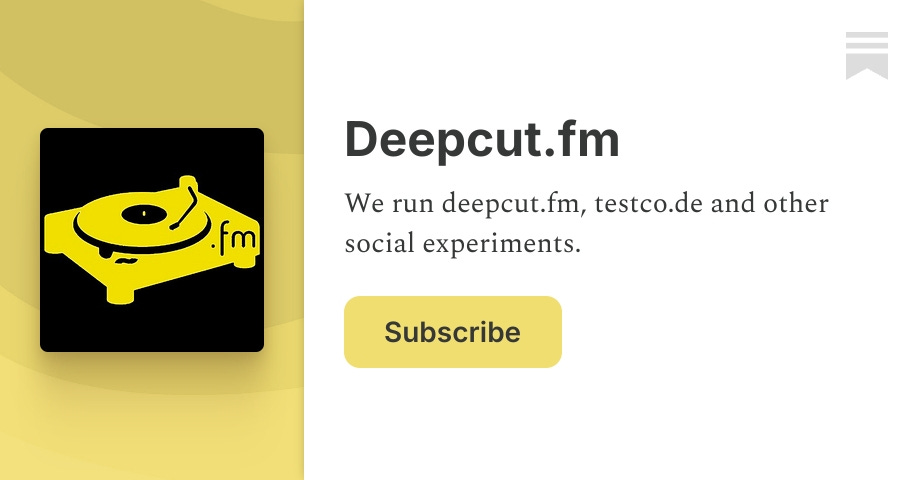 Welcome to Deepcut! - Deepcut.fm