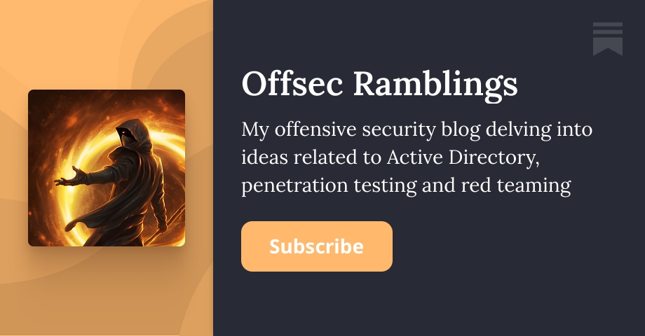 Offsec Ramblings | Matt Creel | Substack