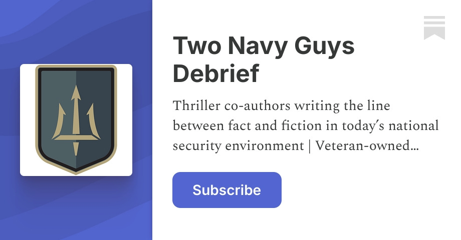 Two Navy Guys Debrief | David Bruns | Substack