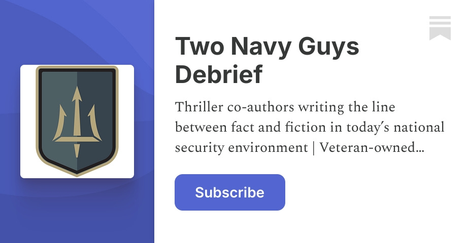 Two Navy Guys Debrief | David Bruns | Substack