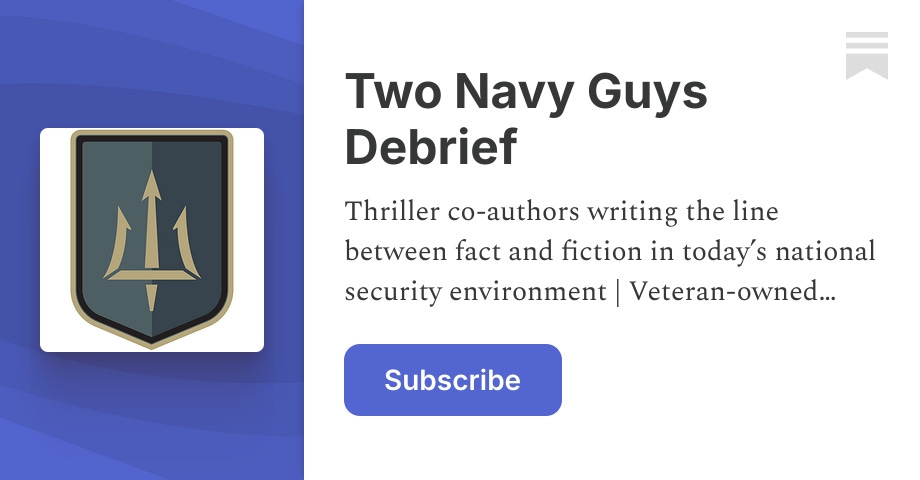Two Navy Guys Debrief | David Bruns | Substack
