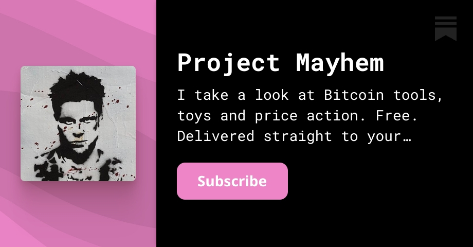 Project Mayhem | Tyler Durden | Substack