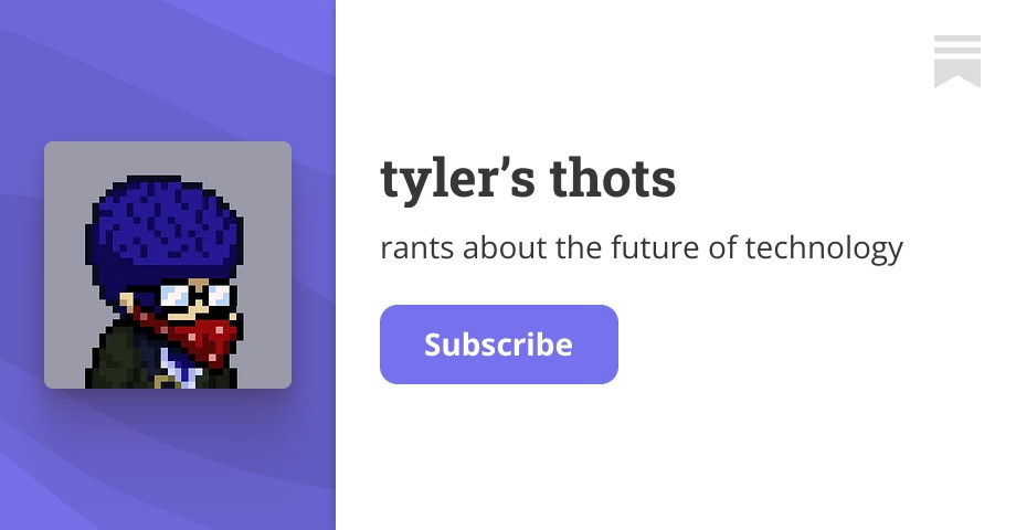 tyler’s thots | Tyler Scharf | Substack