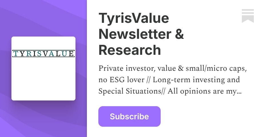 TyrisValue Newsletter & Research | Substack