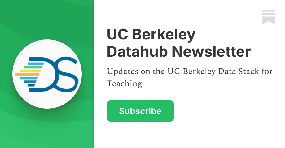 Fall 22 edition of Berkeley Datahub Newsletter