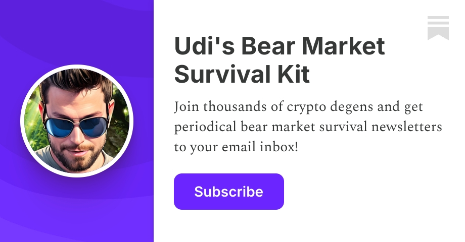 Udi's Bear Market Survival Kit | Substack
