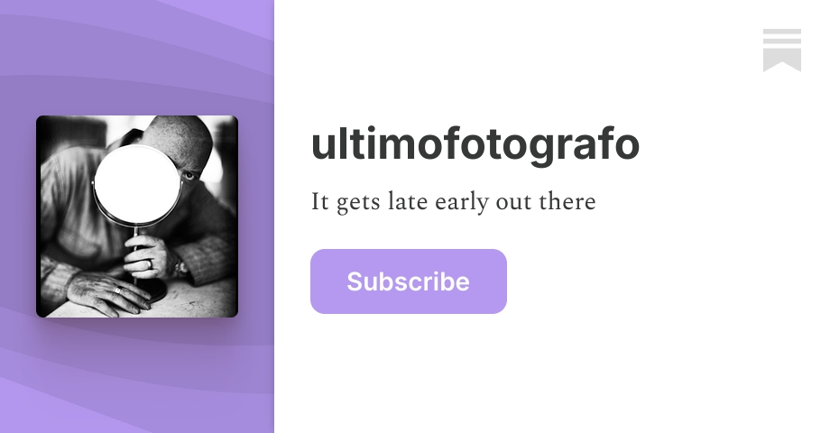 ultimofotografo | Giovanni Savino | Substack
