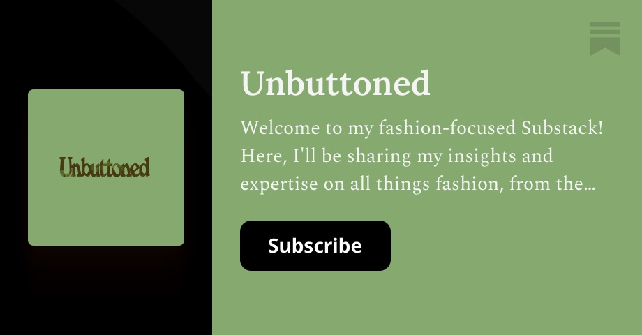 Unbuttoned | Sharad Doshi | Substack