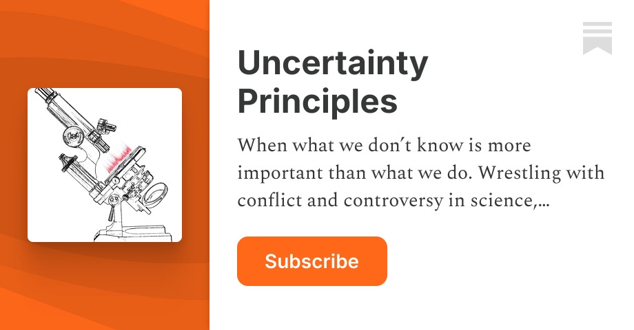 Introducing My New Substack: Uncertainty Principles