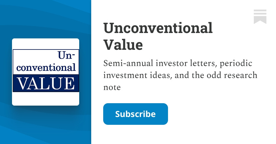 Unconventional Value | Tim Gallagher | Substack
