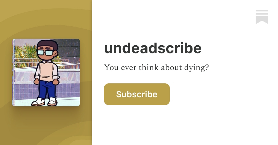 Undead’s Substack | Undead Scribe | Substack
