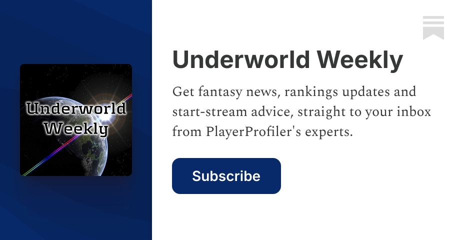 Underworld Weekly | PlayerProfiler | Substack