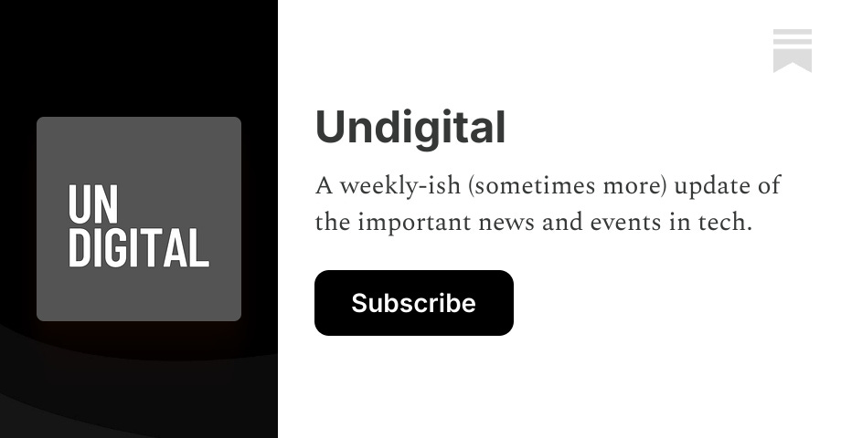 Undigital | Jason Aten | Substack