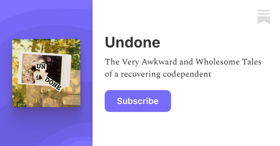 Undone | Jude | Substack