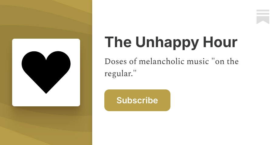 The Unhappy Hour | Sean Adams | Substack