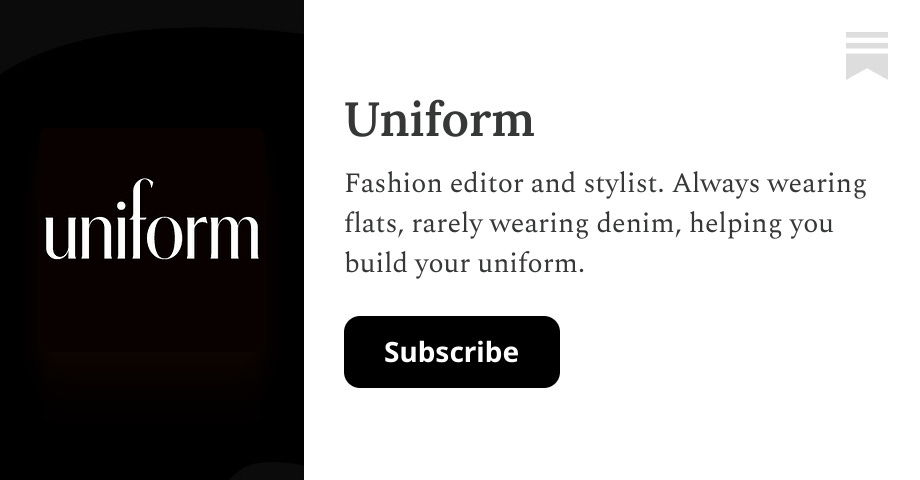Uniform | Ali Pew | Substack