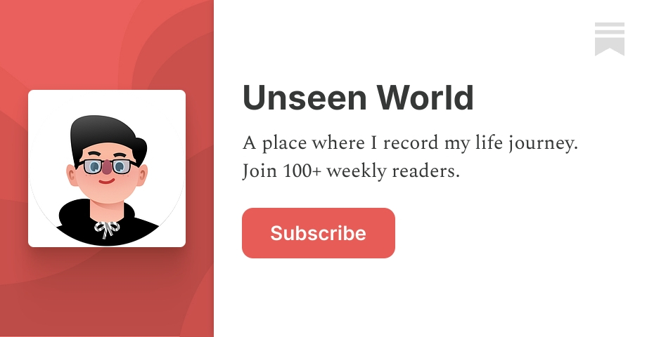 Unseen World | Benjamin Dang | Substack