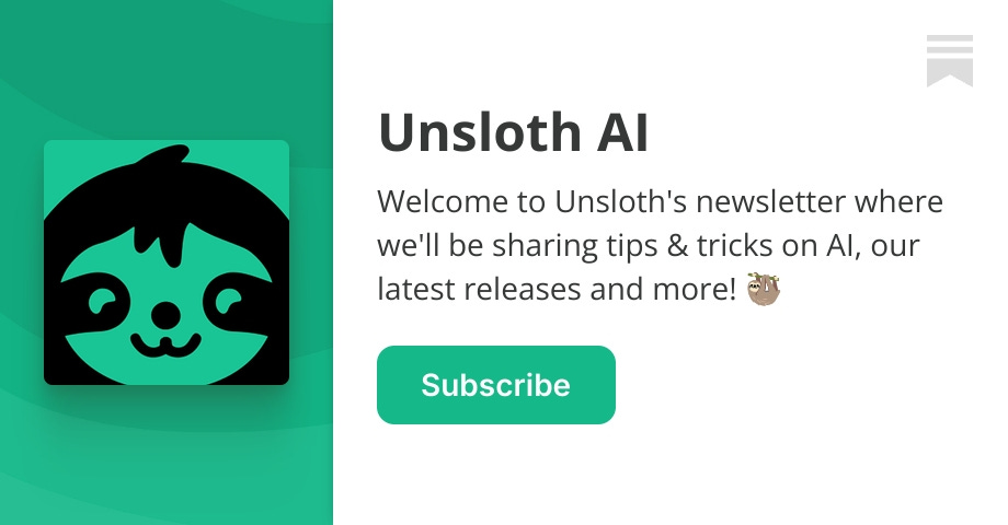 Unsloth AI | Substack
