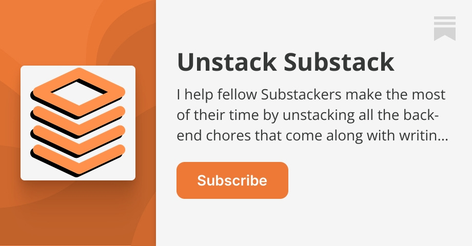 Unstack Substack | Kristi Keller | Substack