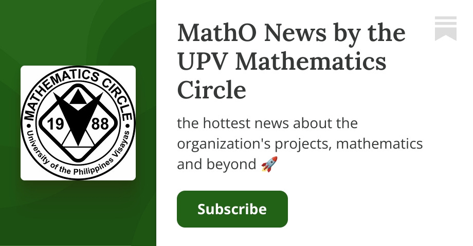 MathO News by the UPV Mathematics Circle | Substack