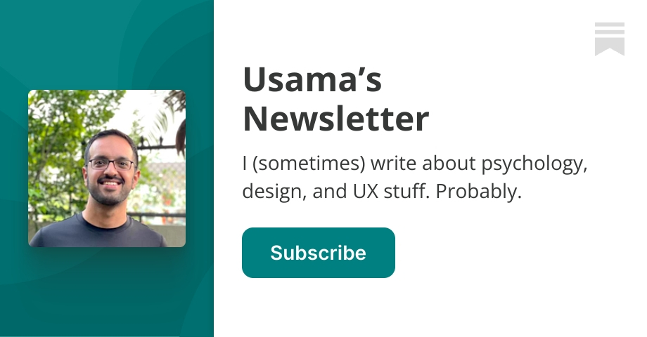 Usama’s Newsletter | Usama Waheed | Substack
