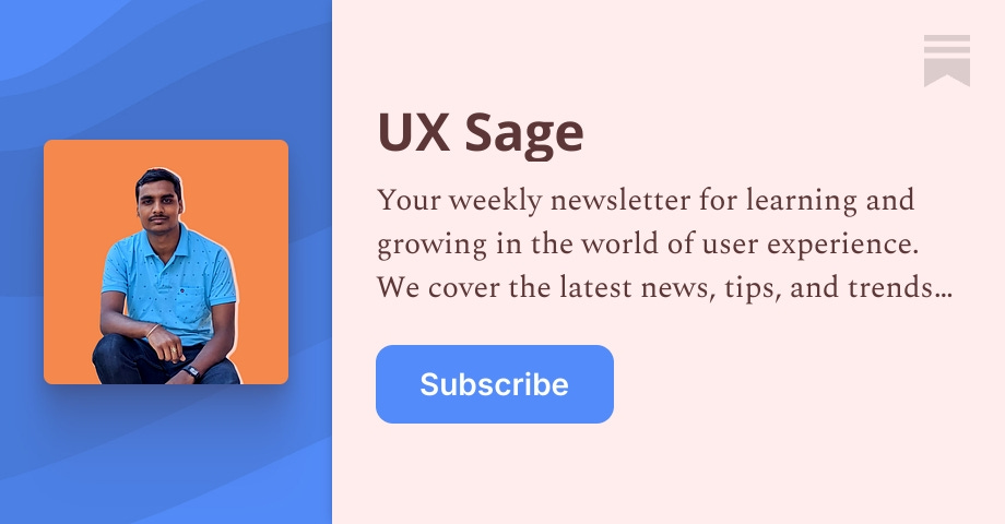 UX Sage | Substack