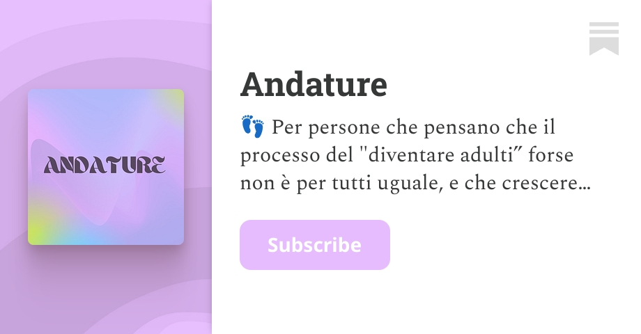 Andature | Valeria Tamà | Substack