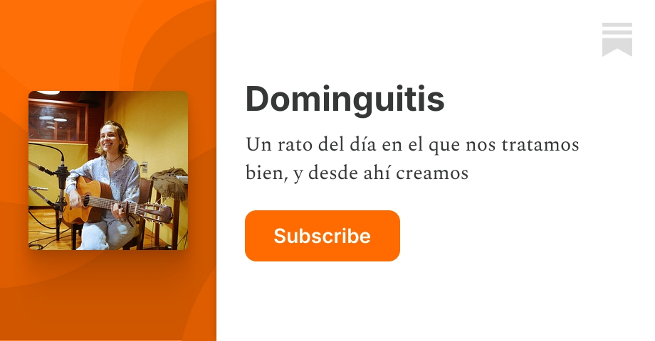 Crear y que se cansen de mí - by Vale Tubert - Dominguitis