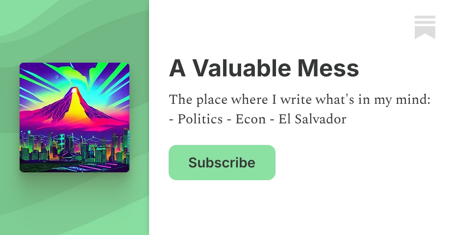 A Valuable Mess | Ricardo Ibarra | Substack