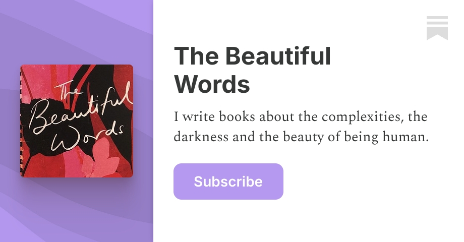 The Beautiful Words | Vanessa McCausland | Substack