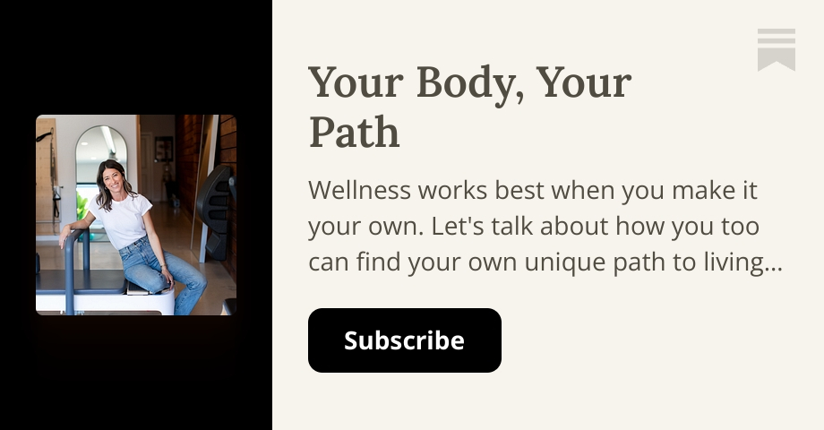 Your Body, Your Path | Vas Priebe | Substack