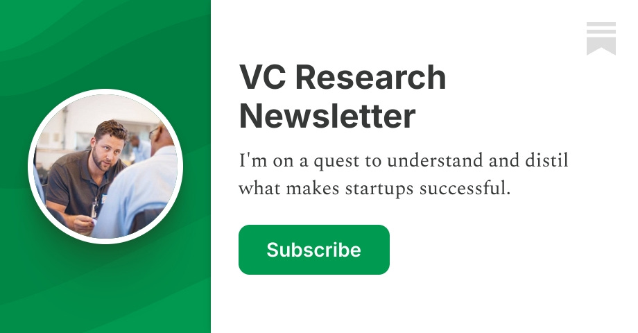 VC Research Newsletter | Collin West | Substack