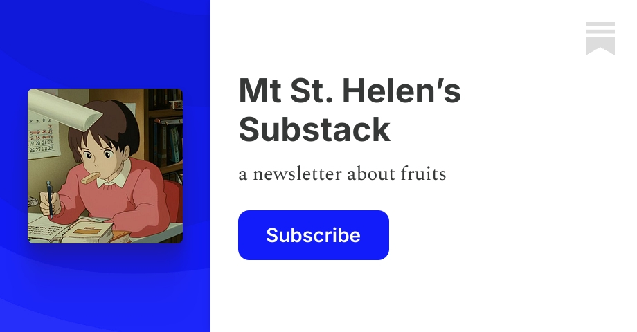 blue string - by Mt St. Helen's - Mt St. Helen’s Substack