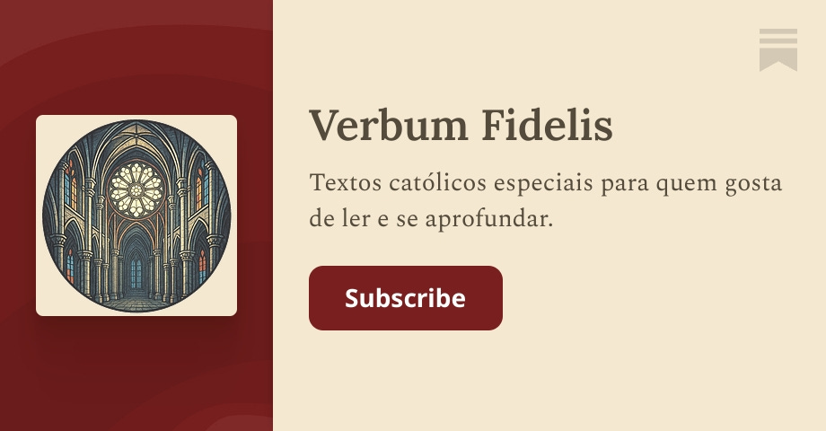 Verbum Fidelis | Substack