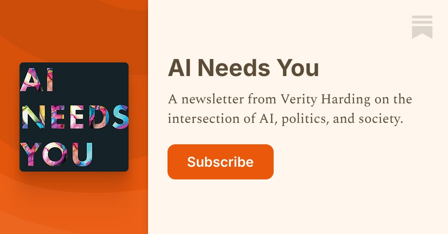 Verity’s Substack | Verity Harding | Substack