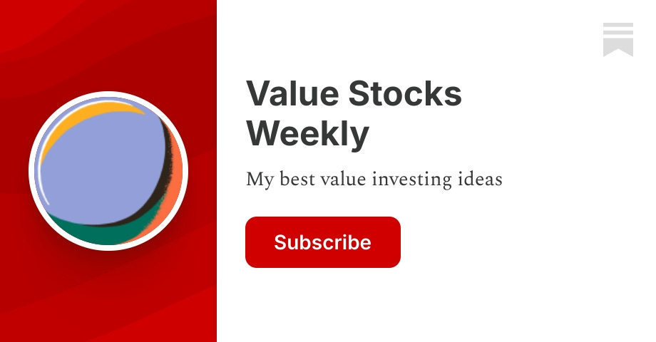 Value Stocks Weekly | Manuel | Substack