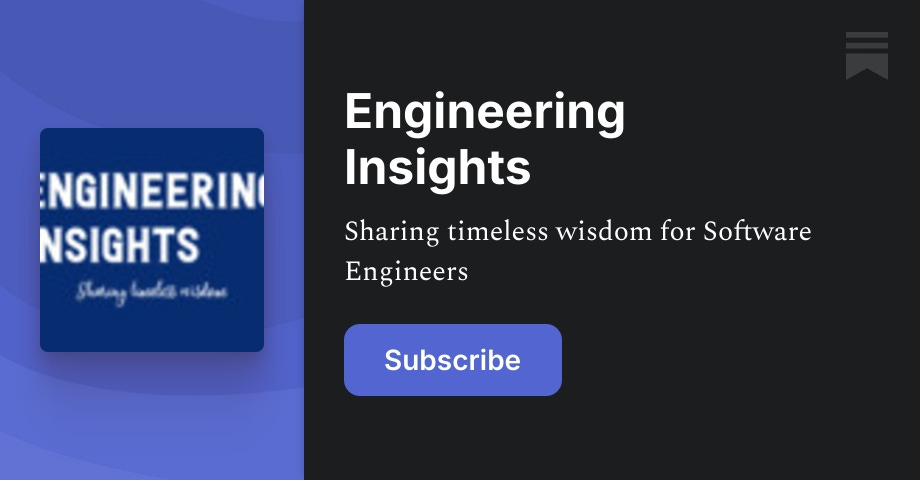 Engineering Insights | Victor Brandalise | Substack