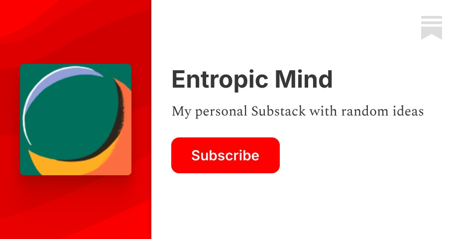 Entropic Mind | Victor Caldas | Substack