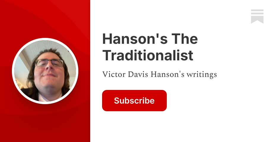 Victor Davis Hanson's writings - by Tim Anderson