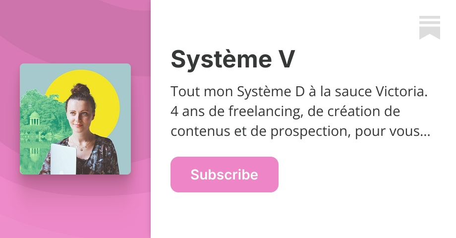 Système V | Victoria Debargue | Substack