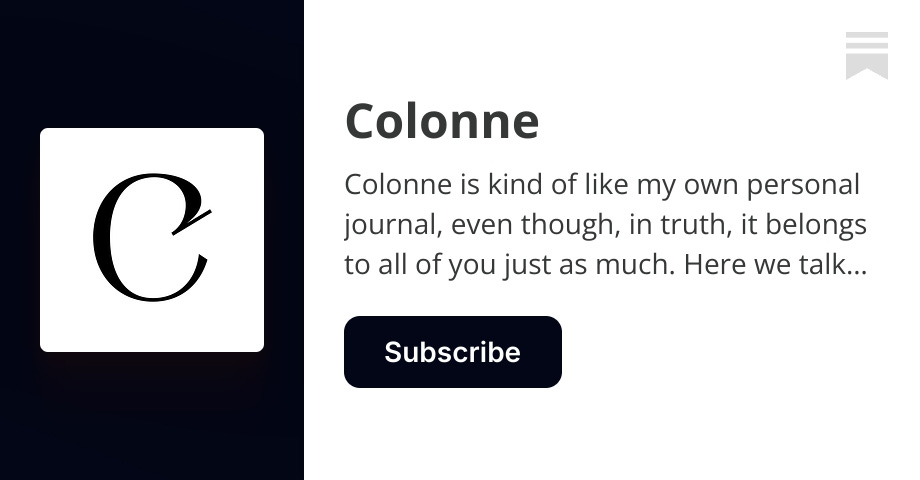 Colonne | Victoria Guillou | Substack