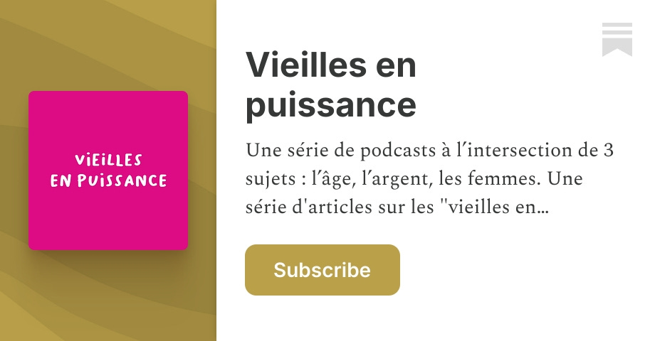 Vieilles en puissance | Laëtitia Vitaud | Substack