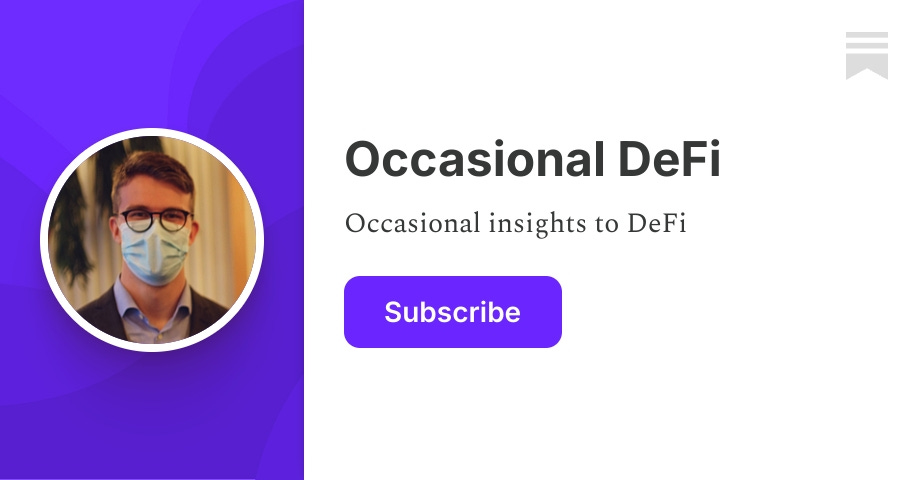 Occasional DeFi | Vilppu Messo | Substack