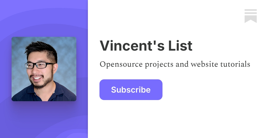 Vincent's List | Vincent Tang | Substack
