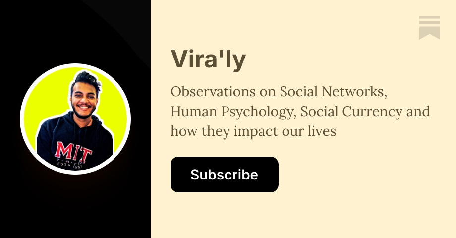 Vira'ly | Aayush Krishnan | Substack