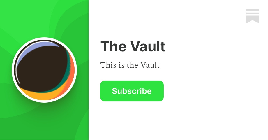The Vault | Victoria Bodham | Substack