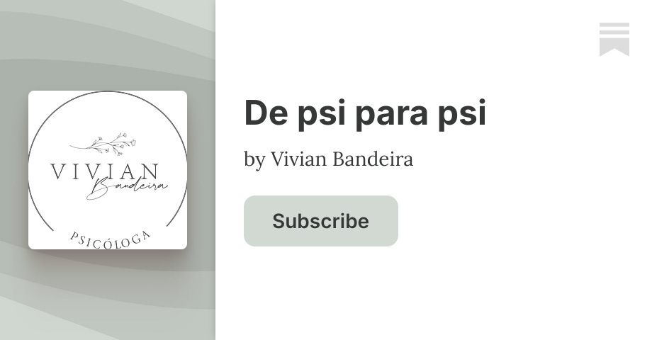 De psi para psi | Vivian Bandeira | Substack