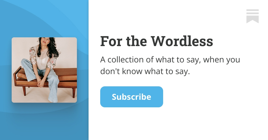 For the Wordless | Vivien Reed | Substack