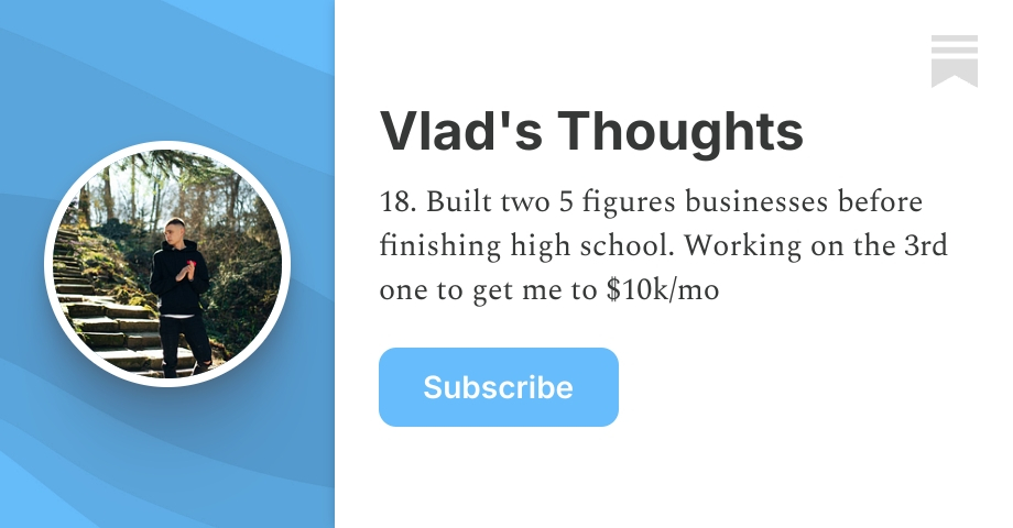 Vlad's Thoughts | Substack