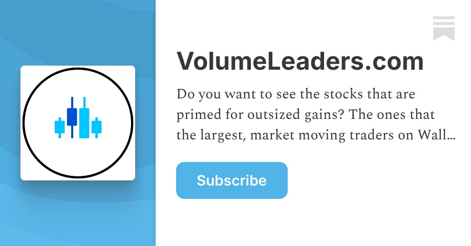 VolumeLeaders.com | Substack